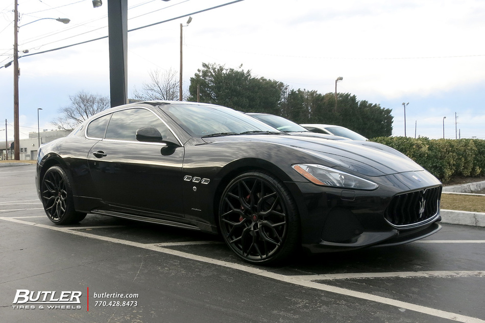 Maserati Granturismo with 22in Vossen HF-2 Wheels exclusively from ...
