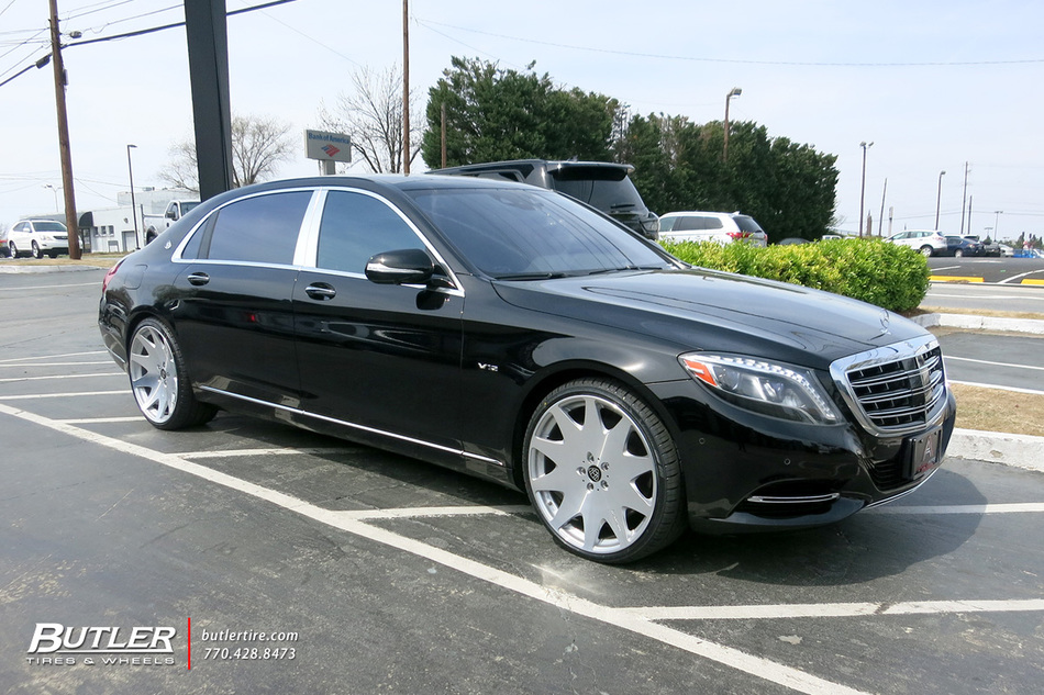 Maybach S600 with 22in MRR HR3 Wheels exclusively from Butler Tires and ...