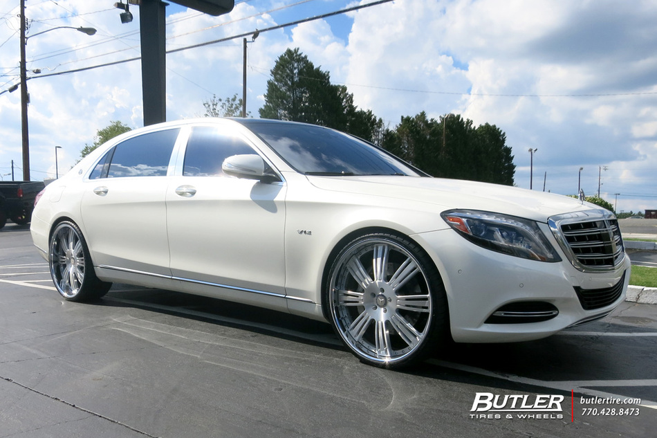 Maybach S600 with 24in Lexani LF755 Wheels exclusively from Butler ...