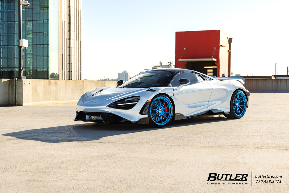 McLaren 765LT with 21in HRE P104SC Wheels exclusively from Butler Tires ...