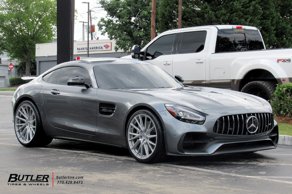 Mercedes AMG GT with 21in Vossen HF-4T Wheels exclusively from Butler ...
