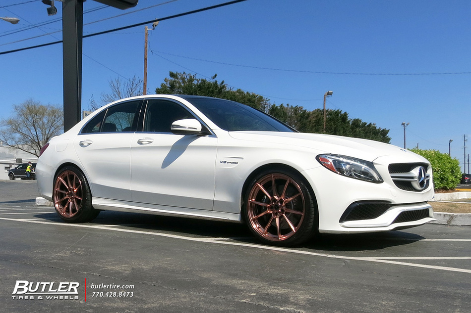 Mercedes C-Class with 20in Savini SV-F4 Wheels exclusively from Butler ...