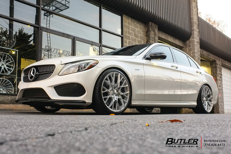 Mercedes C-Class with 20in TSW Sebring Wheels exclusively from Butler ...