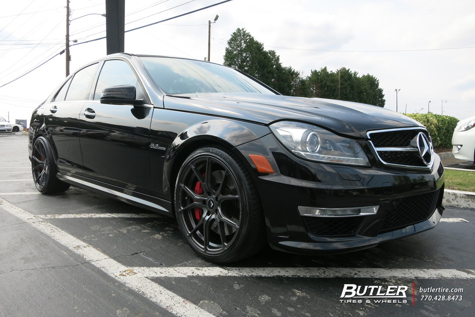 Mercedes C-Class with 20in Vorsteiner V-FF 103 Wheels exclusively from ...