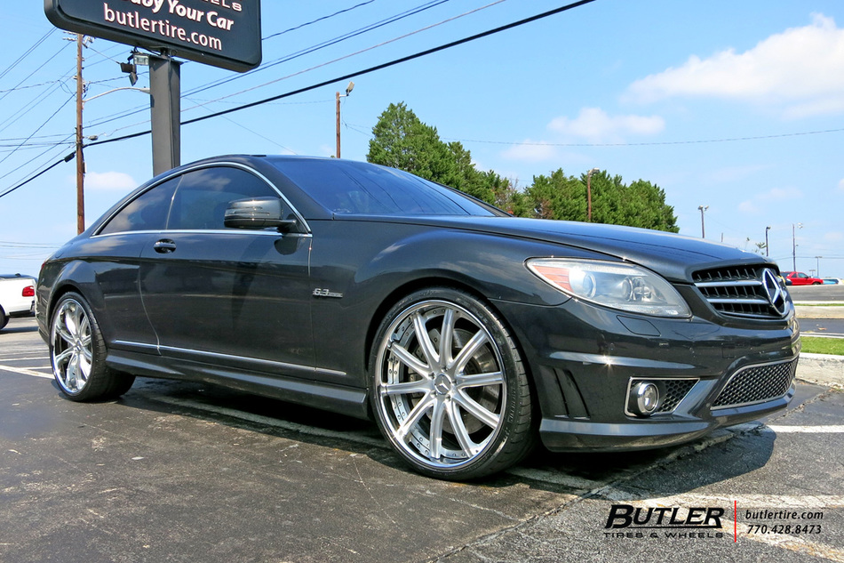 Mercedes CL-Class with 22in Lexani LF709 Wheels exclusively from Butler ...