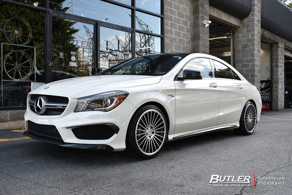 Mercedes CLA with 19in Mandrus 23 Wheels exclusively from Butler Tires ...