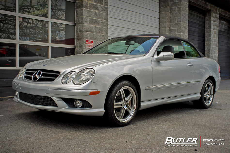 Mercedes CLK with 17in Mandrus Mannheim Wheels exclusively from Butler ...