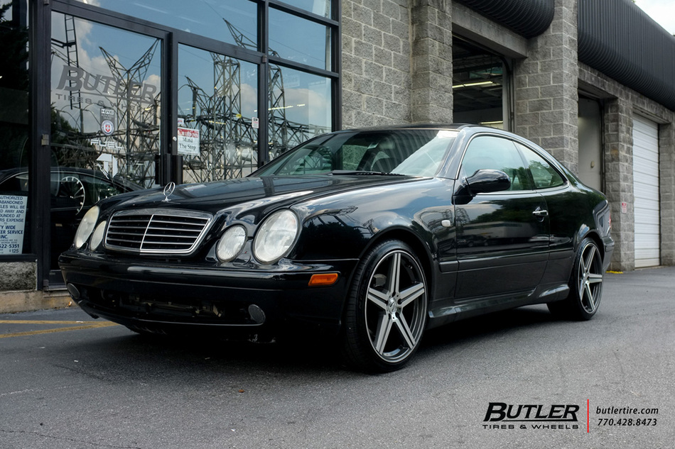 Mercedes CLK with 19in Mandrus Estrella Wheels exclusively from Butler ...