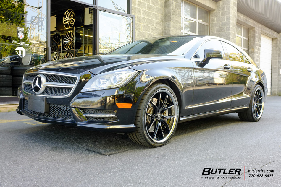 Mercedes CLS with 20in Lexani R-Twelve Wheels exclusively from Butler ...