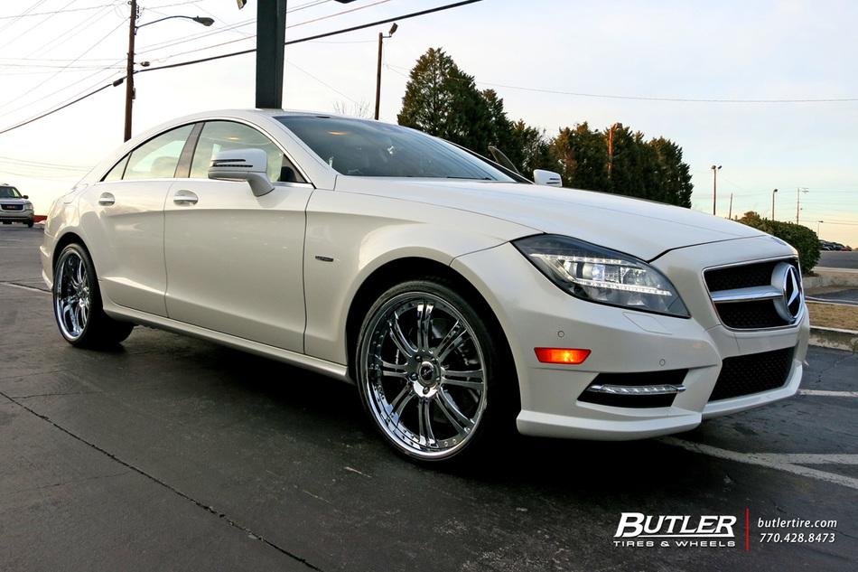 Mercedes CLS with 20in Savini SV27 Wheels exclusively from Butler Tires ...