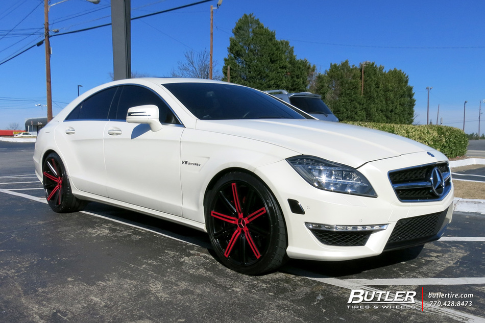 Mercedes CLS with 20in Vossen CV4 Wheels exclusively from Butler Tires ...