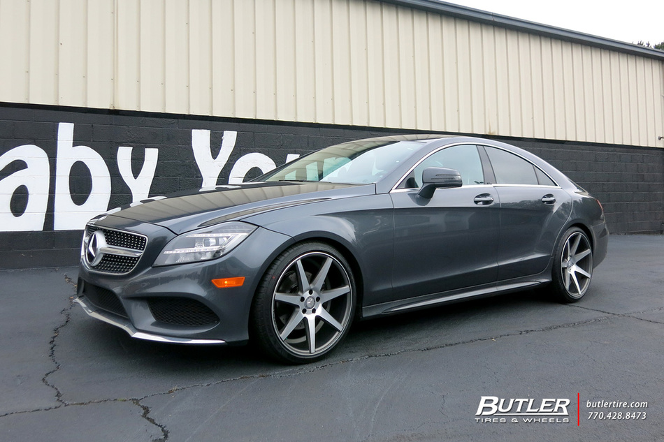 Mercedes CLS with 20in Vossen CV7 Wheels exclusively from Butler Tires ...