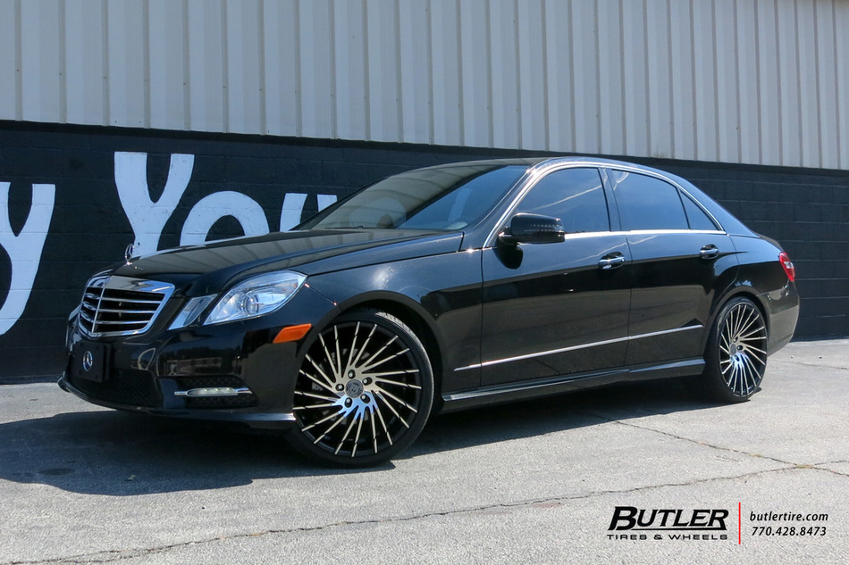 Mercedes E-Class with 20in Lexani Wraith Wheels exclusively from Butler ...