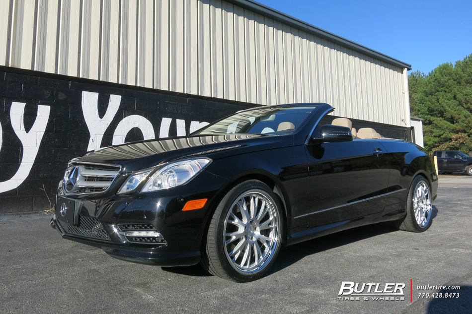 Mercedes E-Class Coupe with 19in TSW Monaco Wheels exclusively from ...