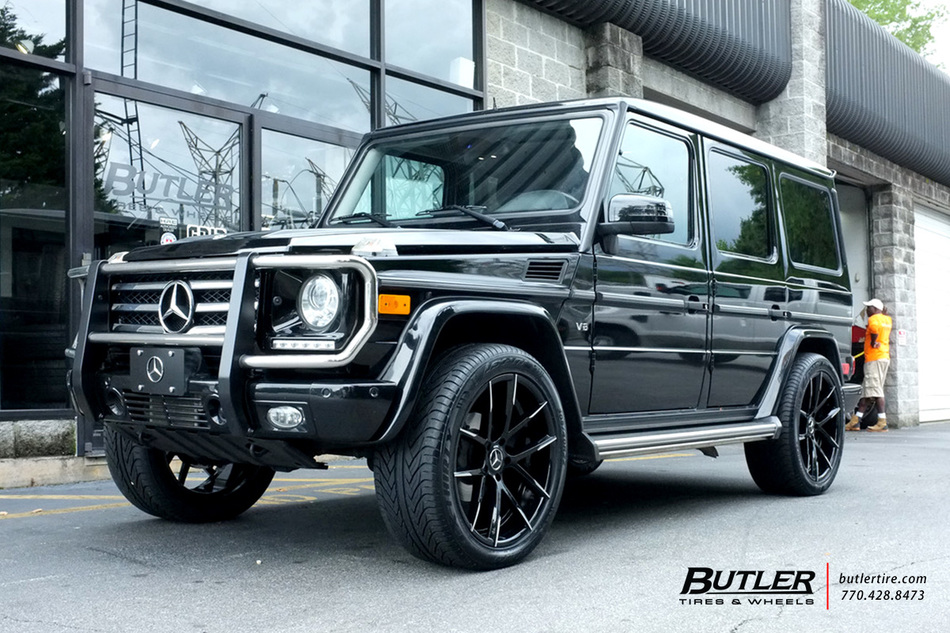 Mercedes G-Class with 22in Lexani Stuttgart Wheels exclusively from ...