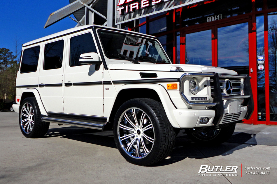 Mercedes G-Class with 22in Savini SV47 Wheels exclusively from Butler ...