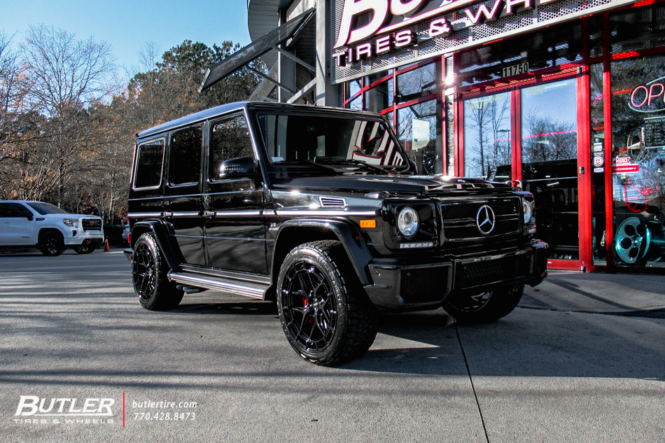 Mercedes G63 with 22in Vossen HFX1 Wheels and Nitto Recon Grappler ...