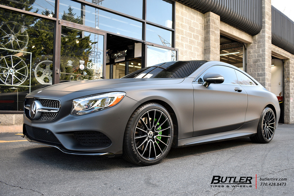 Mercedes S-Class Coupe with 20in Savini BM16 Wheels exclusively from ...