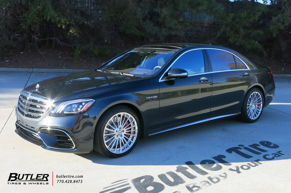 Mercedes S-Class with 20in Savini SV61d Wheels exclusively from Butler ...