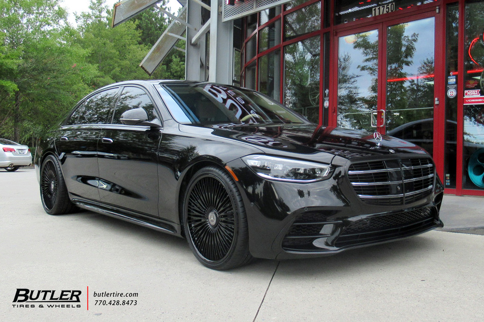 Mercedes S-Class with 22in 1886 Forged G007 Wheels exclusively from ...