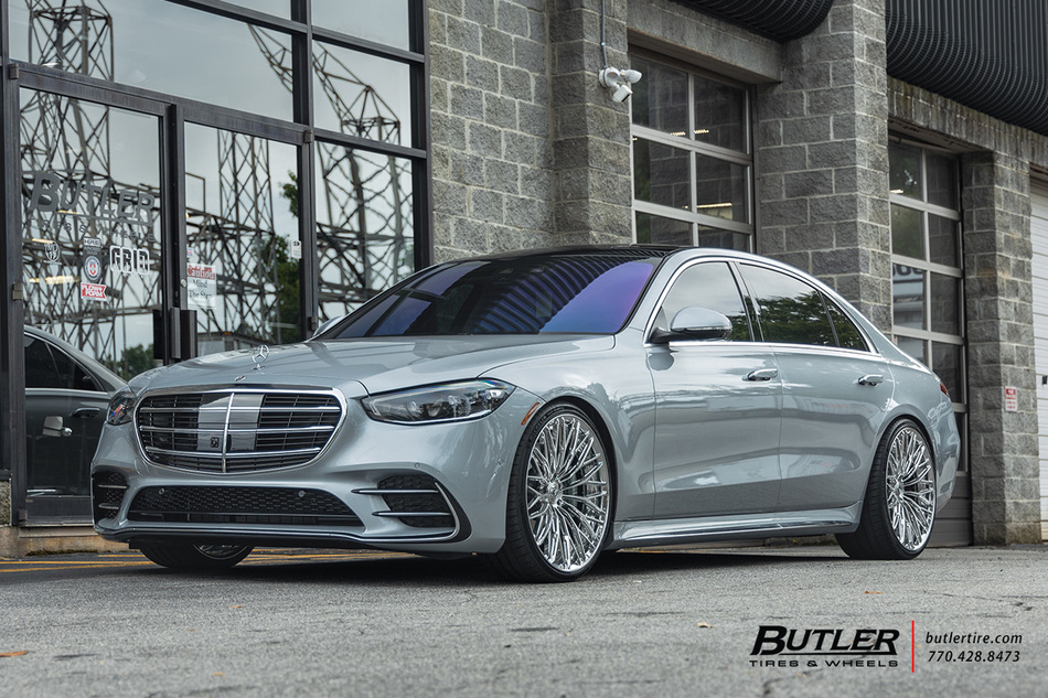 Mercedes S-Class with 22in AL13 R100 Monoblock Wheels exclusively from ...