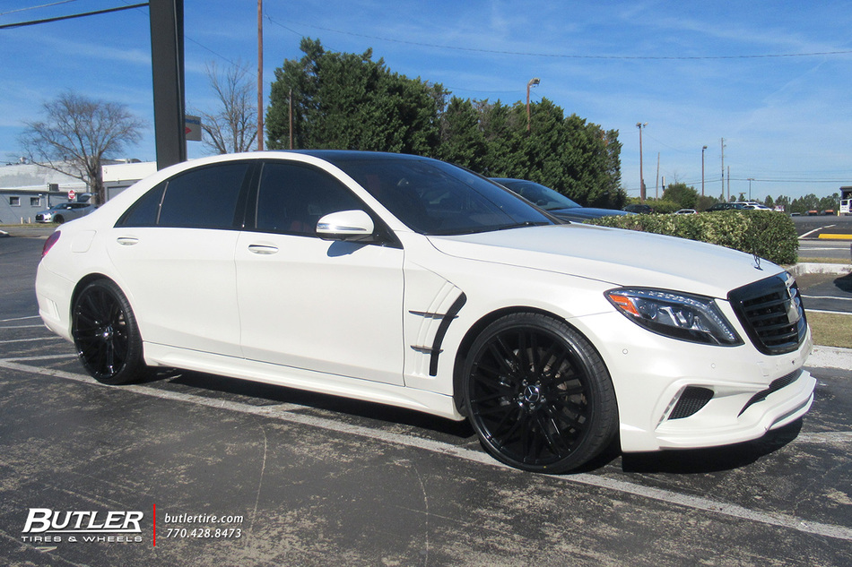 Mercedes S-Class with 22in Avant Garde M520R Wheels exclusively from ...