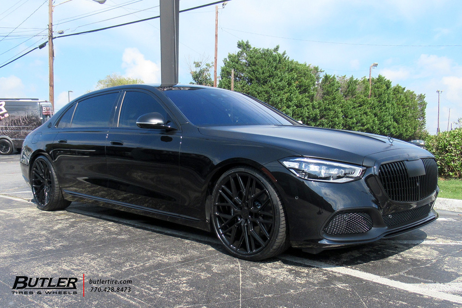 Mercedes S-Class with 22in Forgiato Tec S1 Wheels exclusively from ...