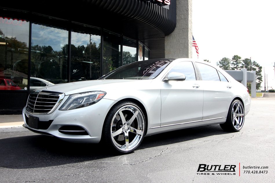 Mercedes S-Class with 22in Formula 5 Wheels exclusively from Butler ...