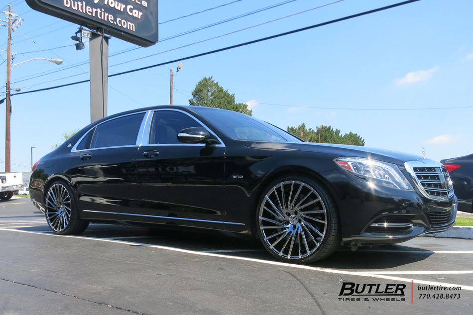 Mercedes S-Class with 22in Lexani Wraith Wheels exclusively from Butler ...