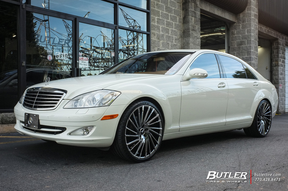 Mercedes S-Class with 22in Lexani Wraith Wheels exclusively from Butler ...