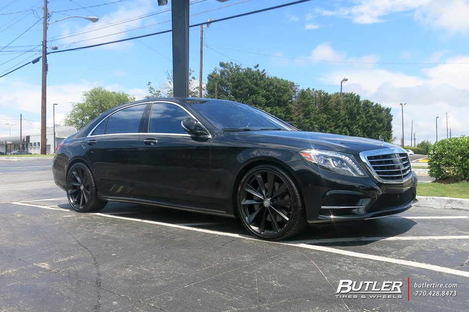Mercedes S-Class with 22in TSW Aileron Wheels exclusively from Butler ...