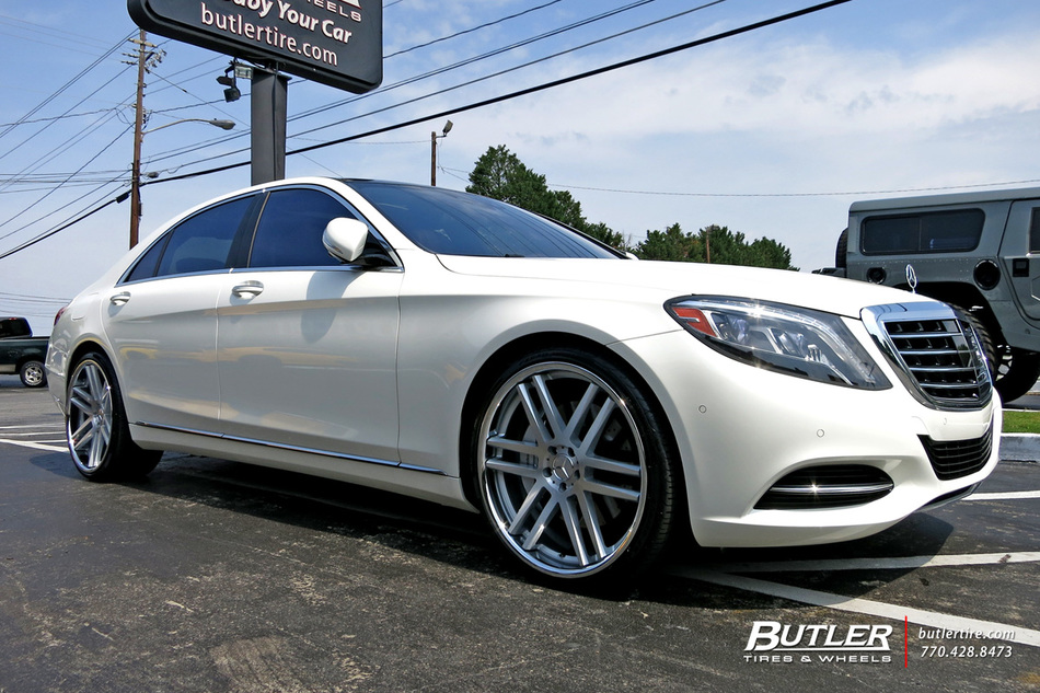 Mercedes S-Class with 22in TSW Rouen Wheels exclusively from Butler ...