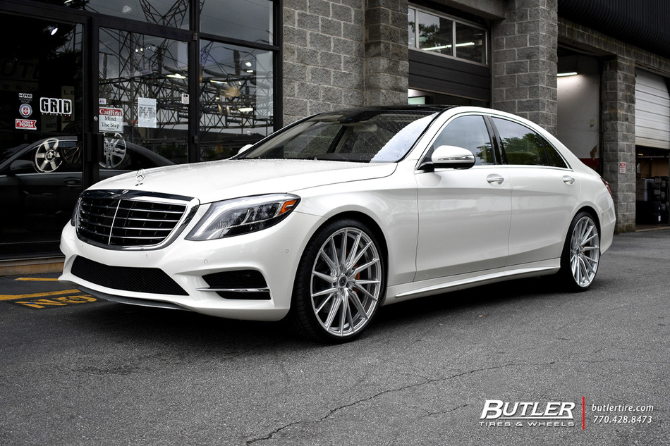 Mercedes S-Class with 22in Vossen HF-4T Wheels exclusively from Butler ...