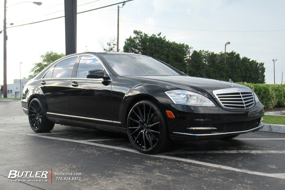 Mercedes S-Class with 22in Vossen HF-4T Wheels exclusively from Butler ...