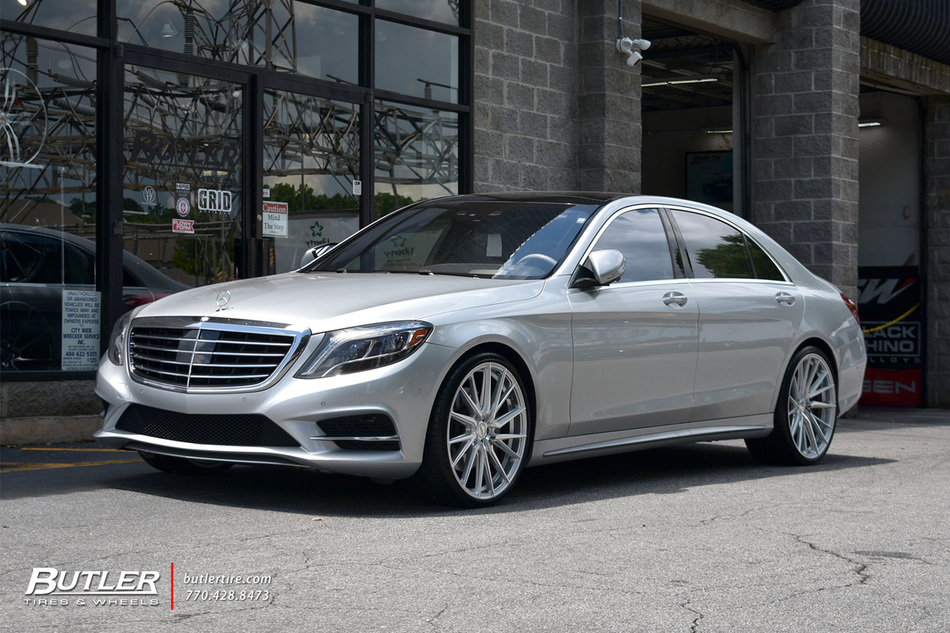 Mercedes S-Class with 22in Vossen HF-4T Wheels exclusively from Butler ...