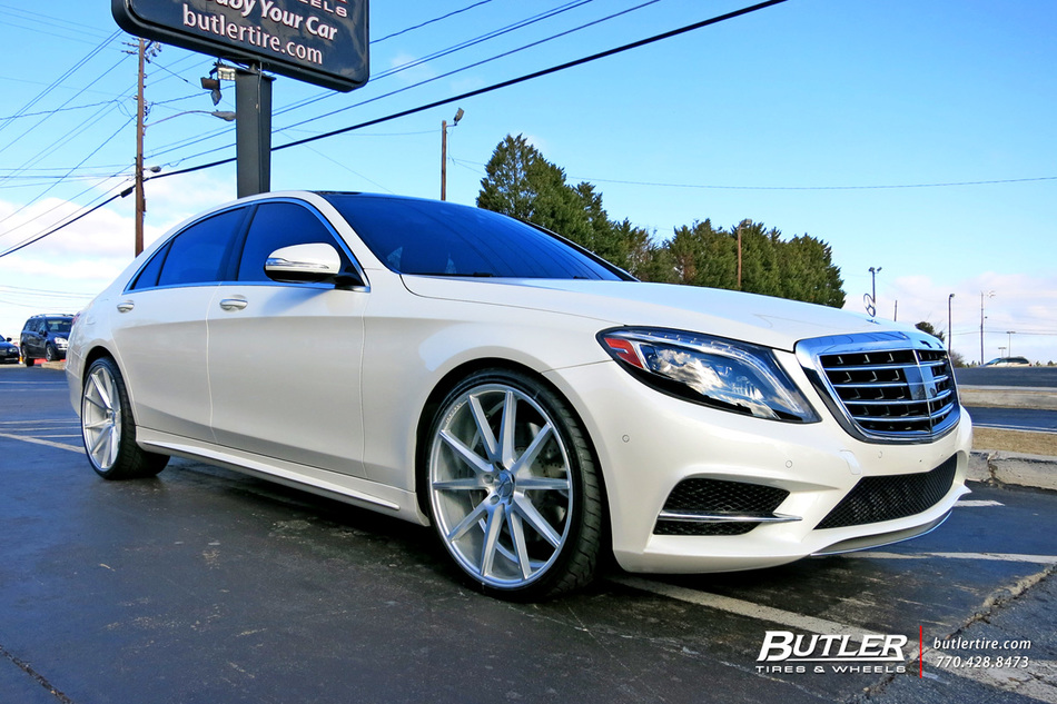 Mercedes S-Class with 22in Vossen VFS1 Wheels exclusively from Butler ...