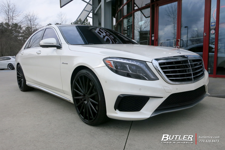 Mercedes S-Class with 22in Vossen VFS2 Wheels exclusively from Butler ...