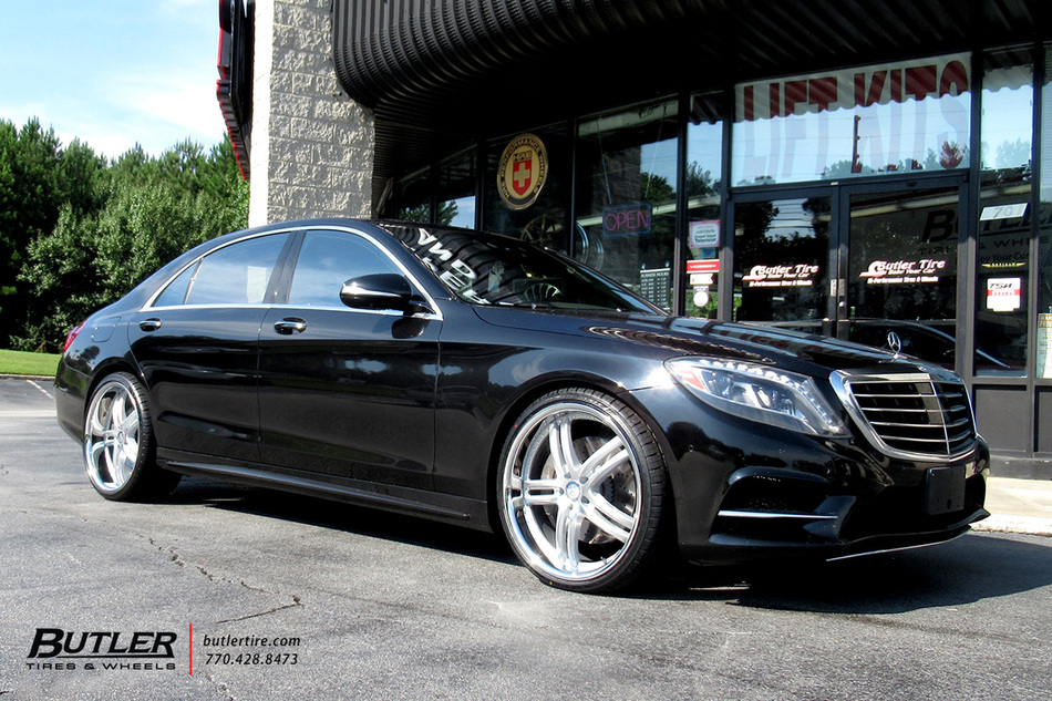 Mercedes S-Class with 22in XIX X15 Wheels exclusively from Butler Tires ...