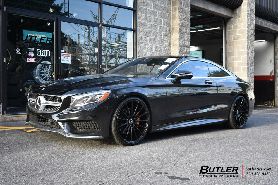 Mercedes S-Class Coupe with 22in Savini BM16 Wheels exclusively from ...