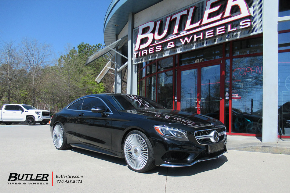 Mercedes S-Class with 22in MB77 Wheels exclusively from Butler Tires ...