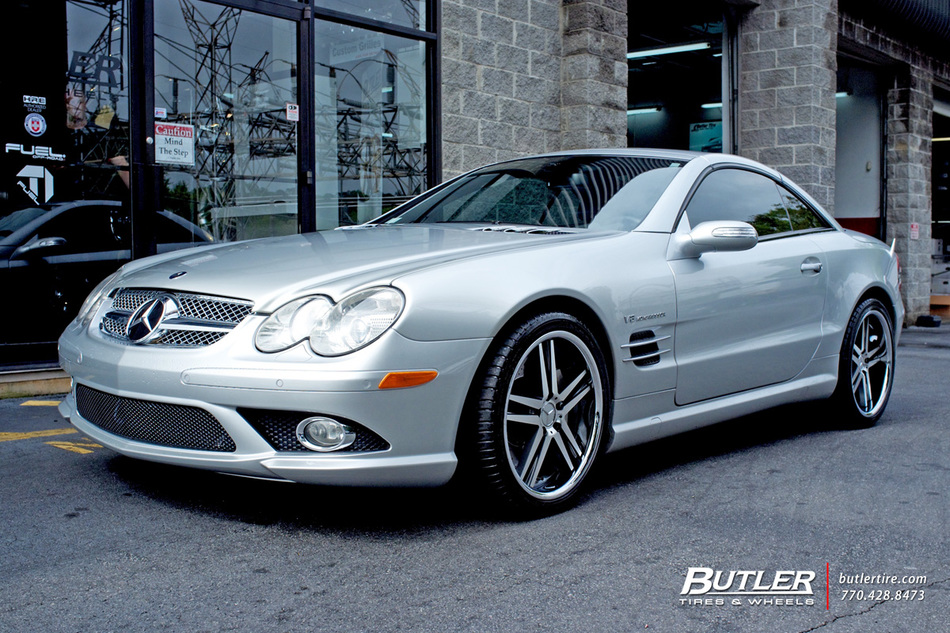 Mercedes SL-Class with 19in Mandrus Simplex Wheels exclusively from ...