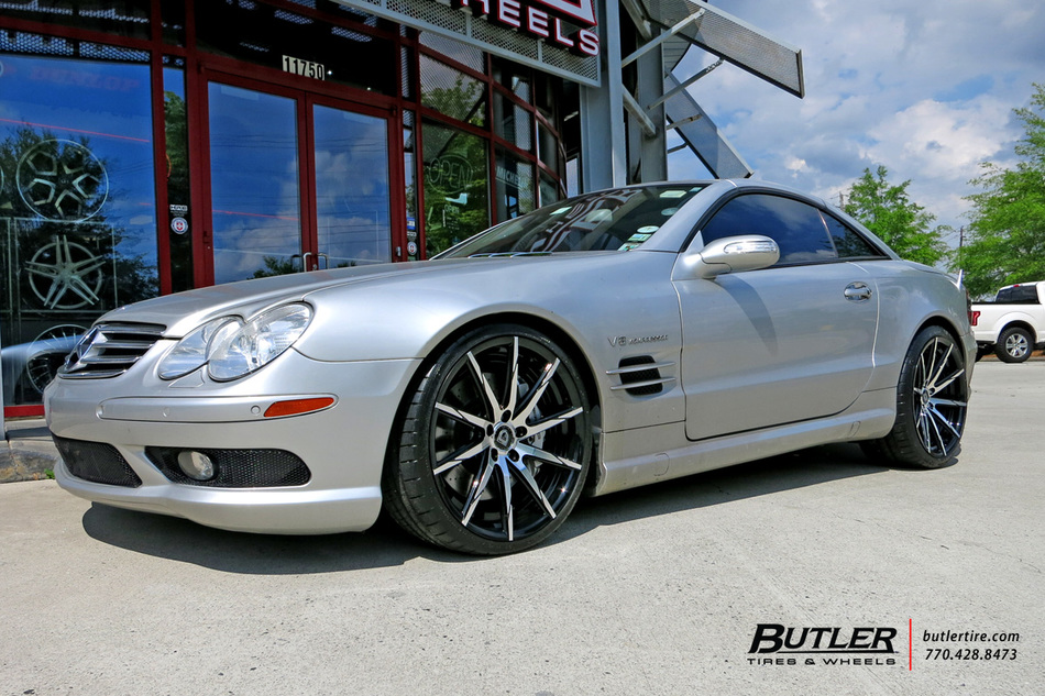 Mercedes SL-Class with 20in Lexani CSS15 Wheels exclusively from Butler ...