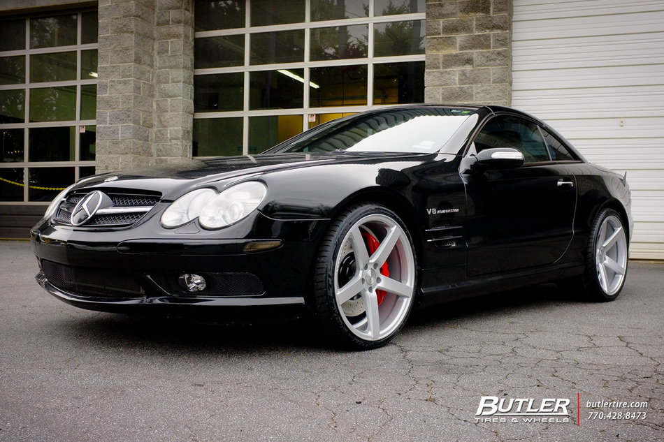 Mercedes SL-Class with 20in Vossen CV3-R Wheels exclusively from Butler ...