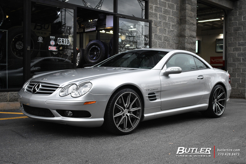 Mercedes SL-Class with 20in Vossen HF-3 Wheels exclusively from Butler ...