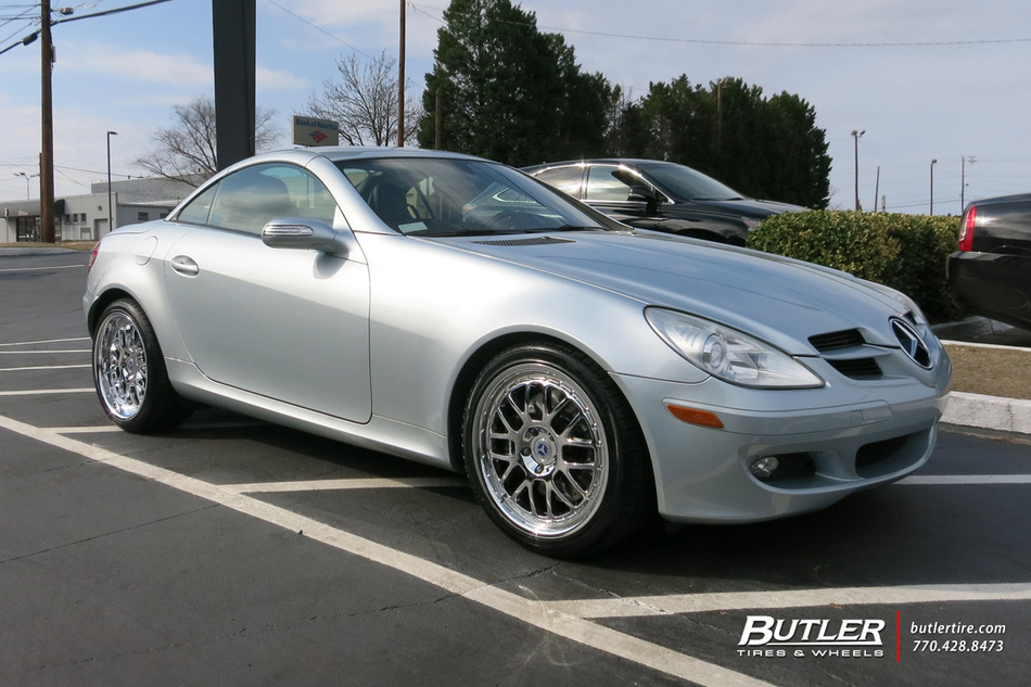 Mercedes SLK with 18in TSW Valencia Wheels exclusively from Butler ...