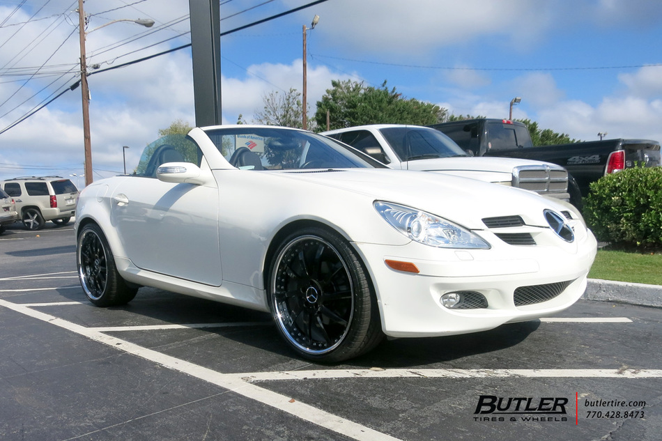 Mercedes SLK with 19in Mandrus Velo Wheels exclusively from Butler ...