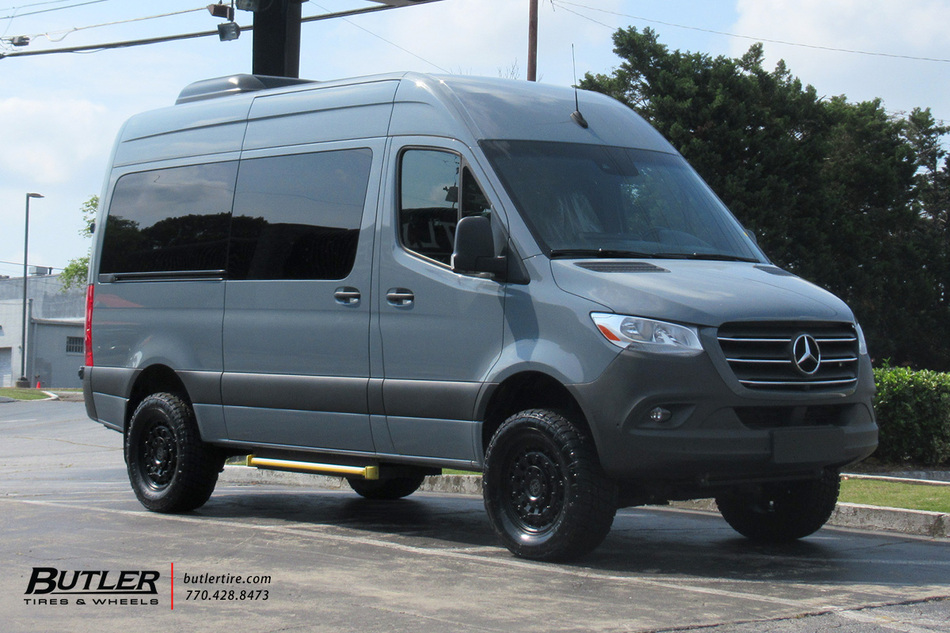 Mercedes Sprinter with 18in Black Rhino Arsenal Wheels exclusively from ...