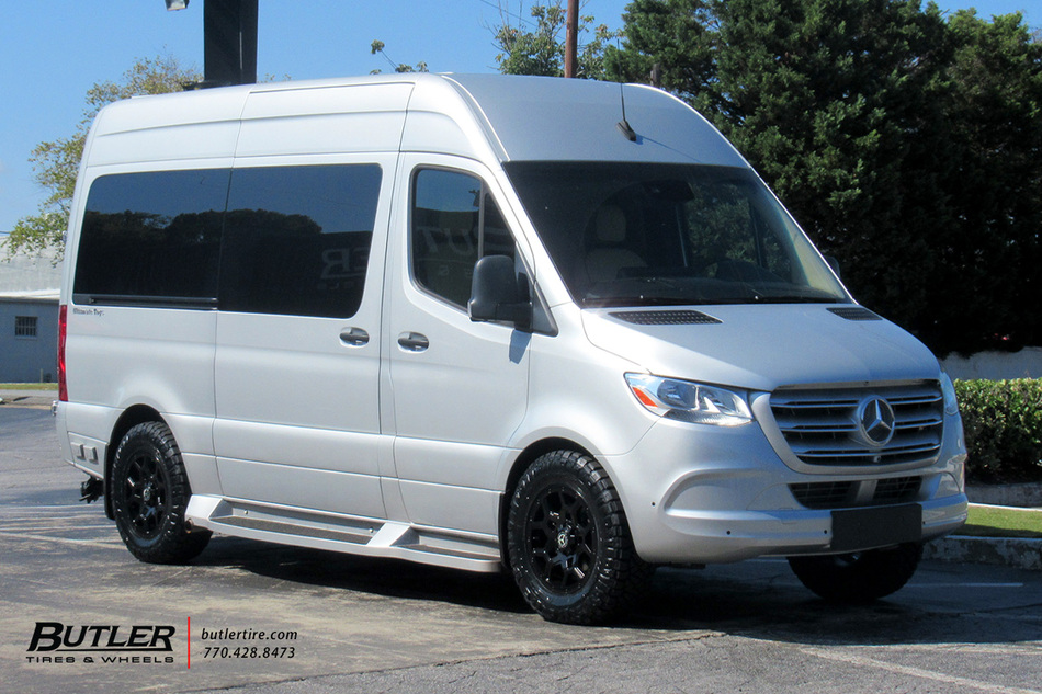 Mercedes Sprinter with 18in Black Rhino Overland Wheels exclusively ...