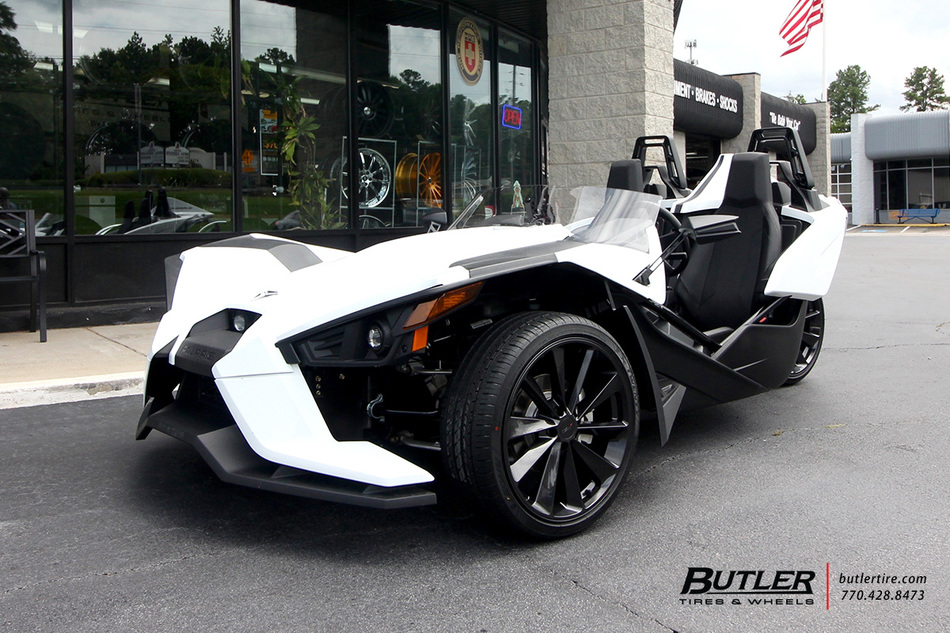 Polaris Slingshot with 20in TSW Aileron Wheels exclusively from Butler ...