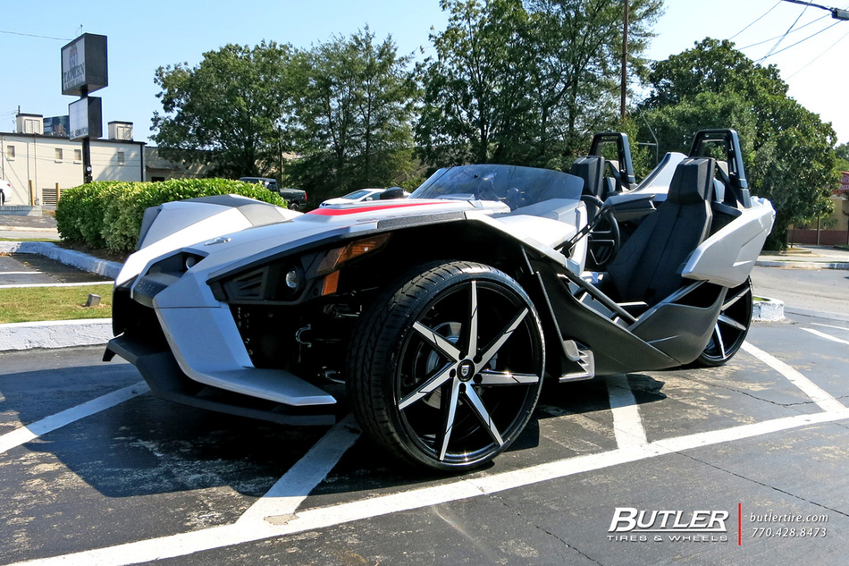 Polaris Slingshot with 22in Lexani CSS7 Wheels exclusively from Butler ...